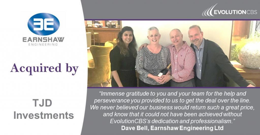 EvolutionCBS announces the sale of Earnshaw Engineering to TJD ...